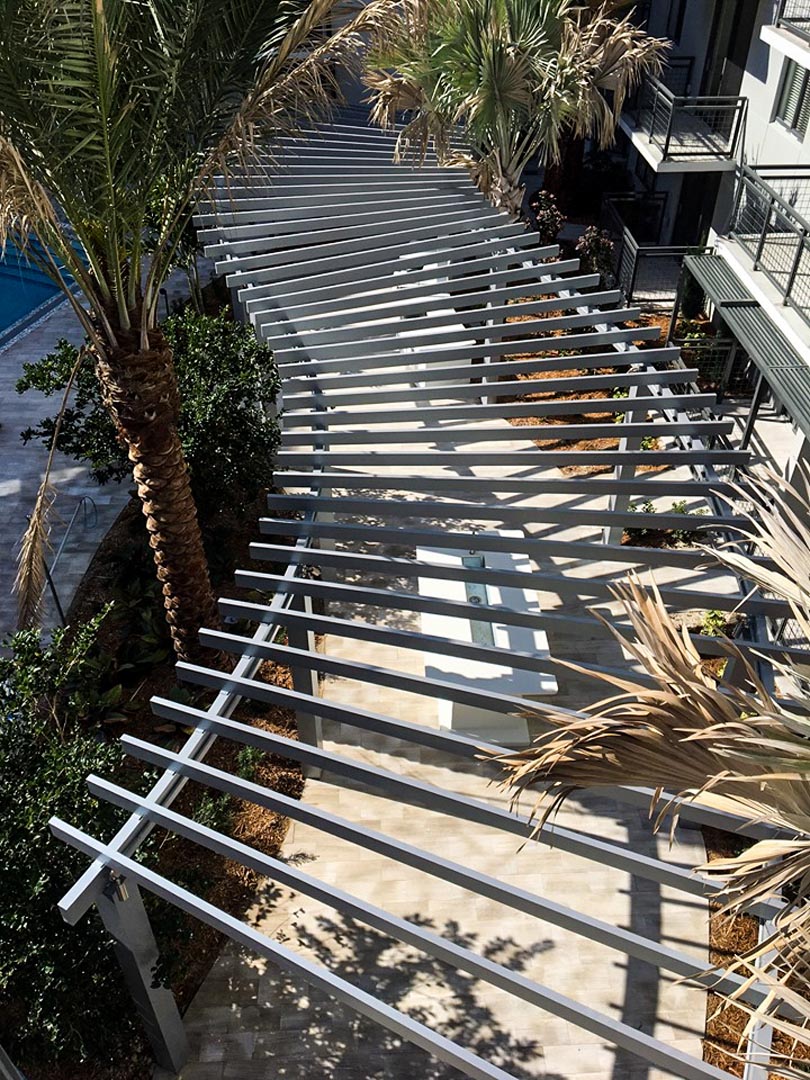 Commercial Aluminum Trellises in Sarasota, FL