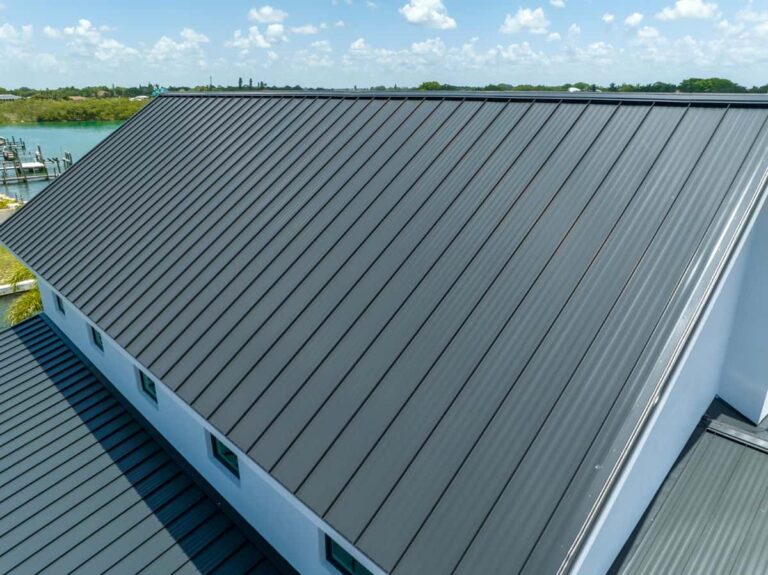 New Kynar Matte Black Metal Roof